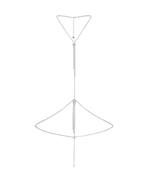 Crystalina Bodychain In Black By Agent Provocateur New In