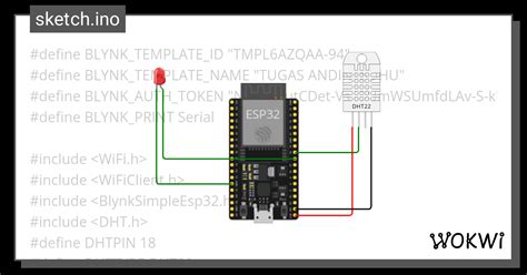 Andini Suhuandkelembaban Blynk Wokwi Esp32 Stm32 Arduino Simulator