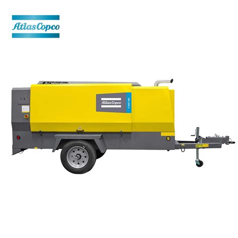 Atlas Copco 750 Cfm Portable Mobile Rotary Screw Type Air Compressor