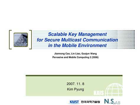 Ppt Scalable Key Management For Secure Multicast Communication In The