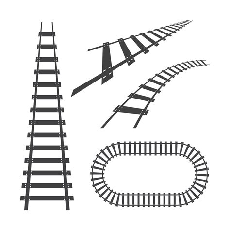 Train Tracks Vector Icon Design 13635907 Vector Art At Vecteezy