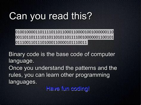 binarycode pptx