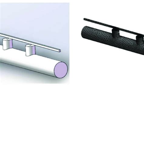 A The Physical Model And Meshing Of Airflow In Negative Pressure Download Scientific Diagram
