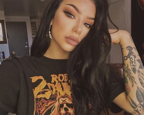 Hottie Black Hair And Piercings Brunette With Tattoos Dark Hair Tattoos