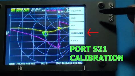 Nano VNA V Or Any How To Calibrate Port S With Save Recall Technology Master