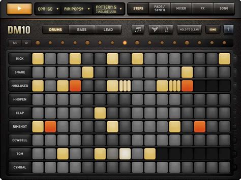 fingerlab dm10 drum and synth machine for ios synthtopia