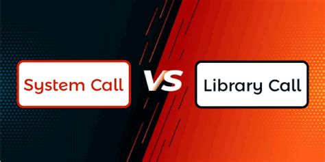 System Call Vs Library Call Tpoint Tech