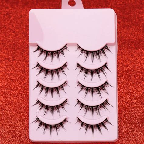 Ayrmillla جفون 5 أزواج الرموش الزائفة الطبيعية ناعمة ومنفوشة 3d جلد