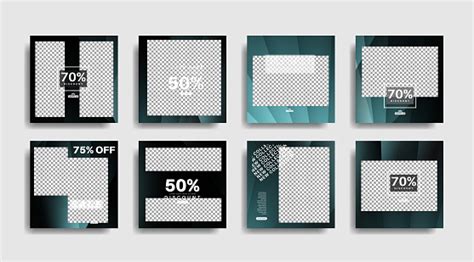 소셜 미디어에 대한 현대 프로모션 스퀘어 웹 배너 벡터 디자인 일러스트레이션 Brand Name Online Messaging Platform에 대한 스톡 벡터 아트 및