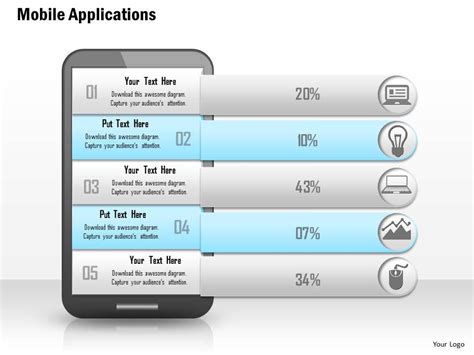 Mobile Applications Vector Illustration Concept Ppt Slide Powerpoint Slide Clipart