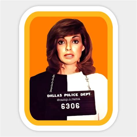 Sue Ellen Ewing Dallas Sticker Teepublic