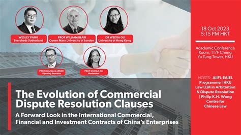 The Evolution Of Commercial Dispute Resolution Clauses