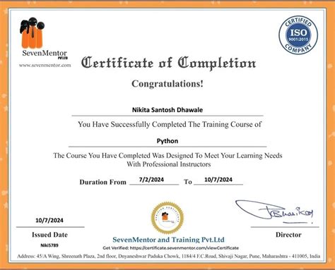 Excited To Share That I Have Successfully Completed My Python Course