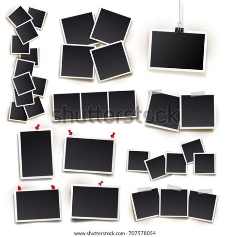 스티커 테이프 핀 및 리벳에 정사각형 스톡 벡터로열티 프리 707578054 Shutterstock