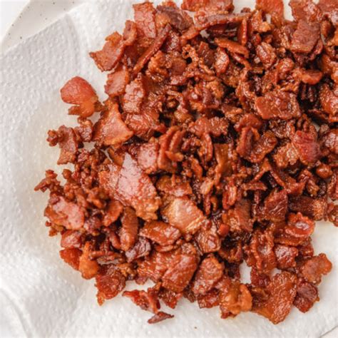 How To Make Bacon Bits Bacon Crumbles The Dinner Bite