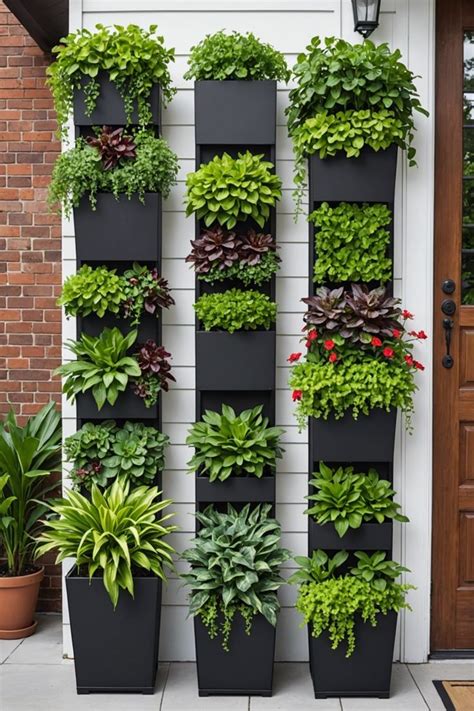 20 Towering Tall Planters For Your Thriving Vertical Garden Vertical Garden Vertical Herb