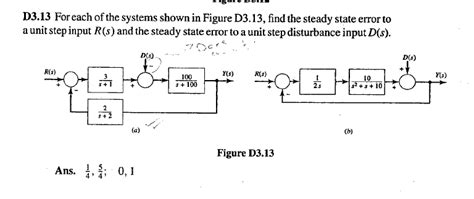 solved for each of the systems shown in figure d3 13 find