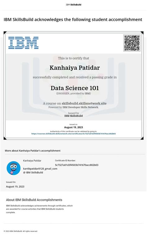Kanhaiya Patidar On Linkedin Datascience Ibm Certificatecompletion
