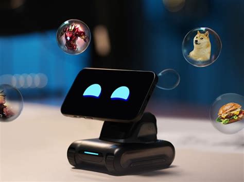 Looi Robot Space Black Ai Desktop Robot Companionchatgpt