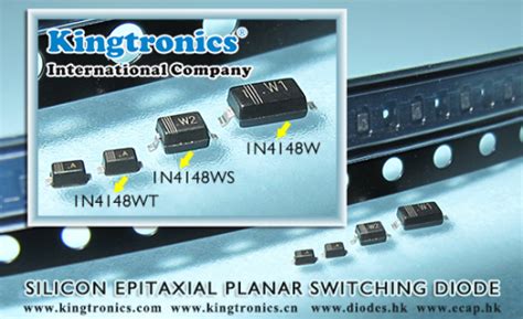 Kingtronics Silicon Epitaxial Planar Switching Diode 1n4148 High Quality Kingtronics Silicon