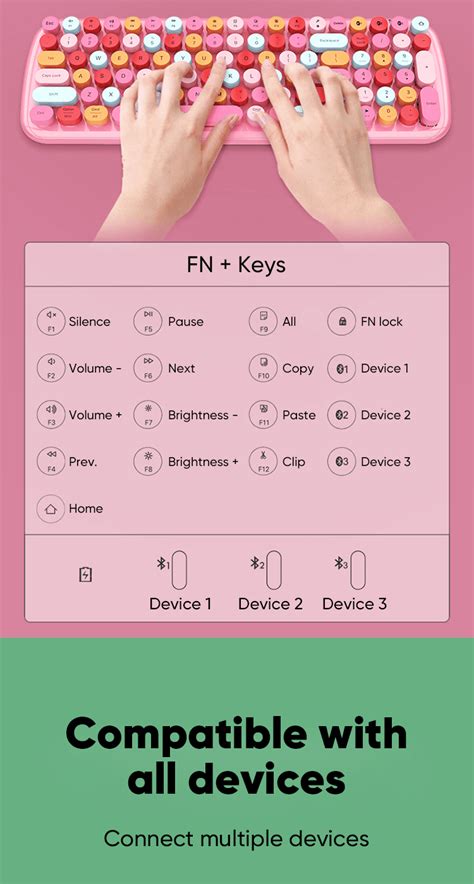 Jual MOFii Keyboard Bluetooth 5 1 Wireless Candy BT Shopee Indonesia