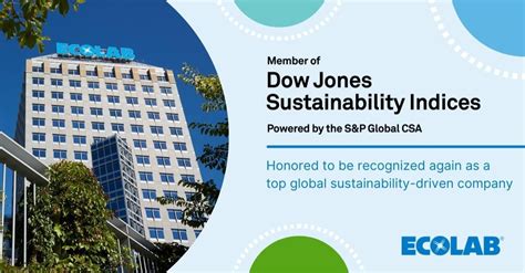 Ecolab On Linkedin Sustainability Is Core To What We Do Every Day We Help Our Customers…
