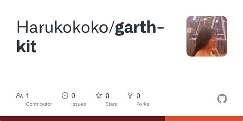 Github Harukokokogarth Kit