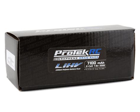 ProTek RC 2S 200C 2s4p Si Graphene Drag Race Shorty LiPo Battery 7 6V 7100mAh PTK 5134 22