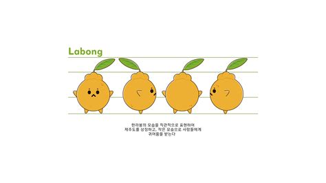 character i 제주 감귤 농장 캐릭터 디자인 behance