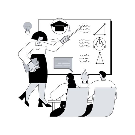 Premium Vector Professional Development Of Teachers Abstract Concept Vector Illustration
