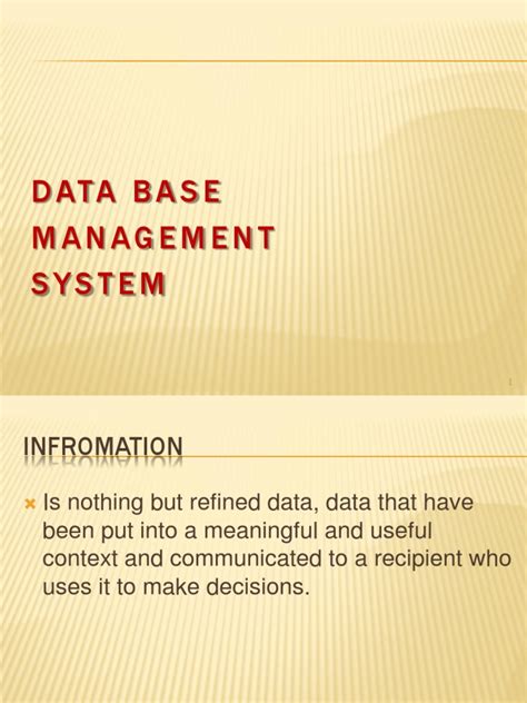 Dbms Concepts Databases Data Management