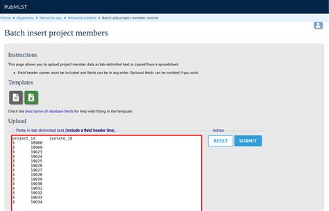 projects — bigsdb 1 30 0 documentation