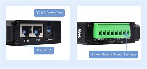 rs232 rs485 to rj45 ethernet serial server rs232 and rs485 dual