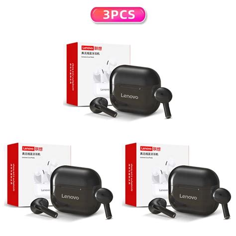 Lenovo Wireless Earbuds Bluetooth Earphone Waterproof Headphones Sport Wireless Ear Buds With