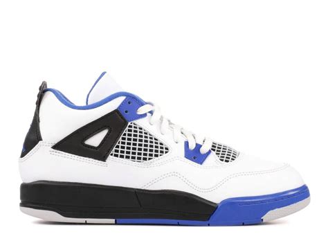 Air Jordan 4 Retro Ps Motorsport Blue Black White Royal 308499 117