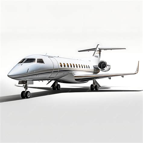 Premium Ai Image Model Gulfstream G650er 2012 Business Jet On White