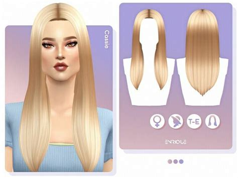 Cassie Hair At Enriques4 Sims 4 Cc Download