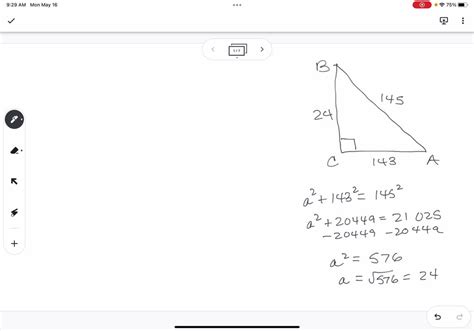 SOLVED Draw a right triangle in the space below and label the right angle âˆ C Label the two