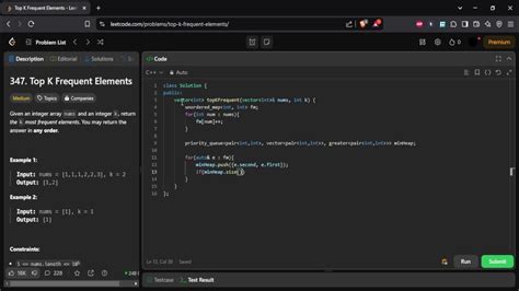 Leetcode 347 Youtube