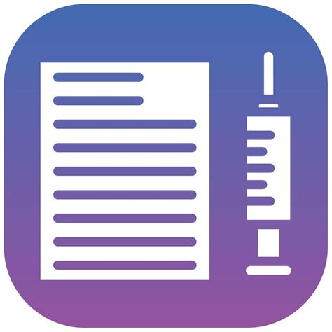 Premium Vector Immunization Record Vector Illustration