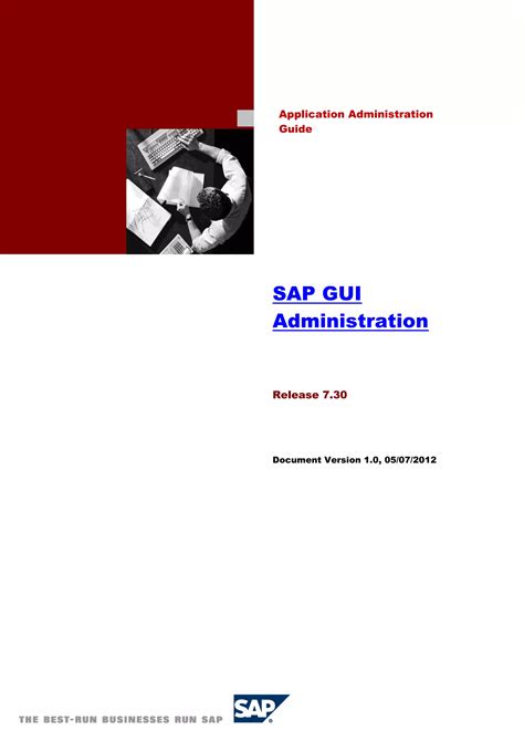 Sap Gui Administrationguide Pdf Operating Systems Computer