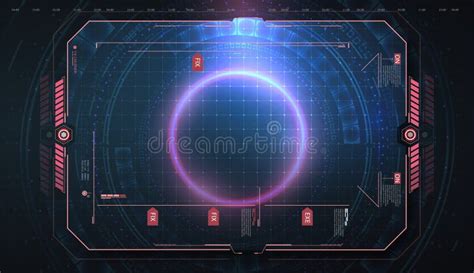 Hud Ui Gui Futuristic Frame User Interface Screen Elements Abstract