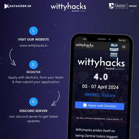 Register For Wittyhacks Hackathon With Devfolio Posted On The Topic Linkedin