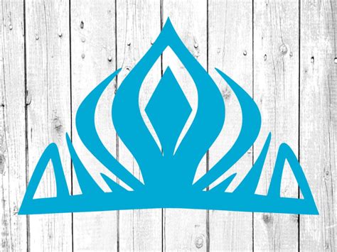 Elsa Crown Svg Frozen Svg Princess Crown Svg Cutting Files For Cricut Silhouette Elsa Crown