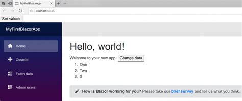 Blazor University Incremental Rendertree Proof