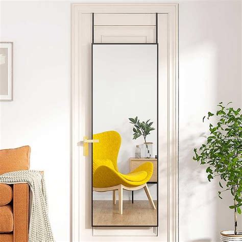 Mirror Behind The Door Dressing Mirror Wall Mounted Door Fitting