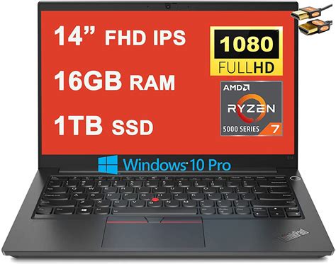 Lenovo ThinkPad E Gen Ryzen U AMD Radeon RX Vega Ryzen Full HD