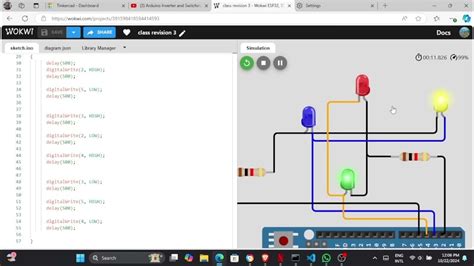 Arduino Project Controlling 4 Leds With Simple Code Youtube