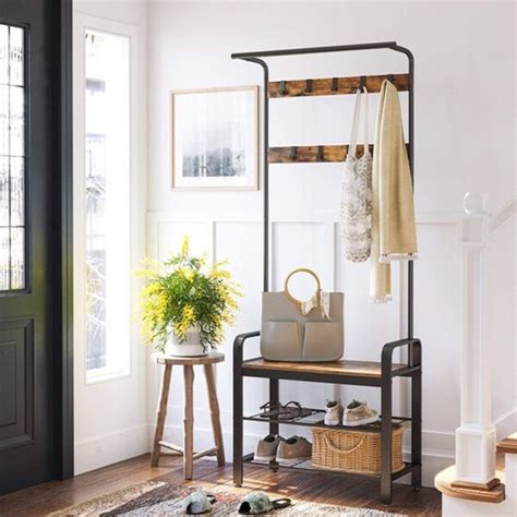 Rustic Hall Tree Etsy