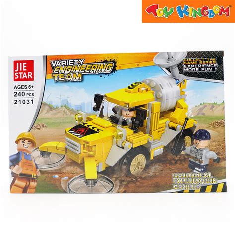 Jie Star Blocks Variety Engineering Team Geological Explotion Vehicle